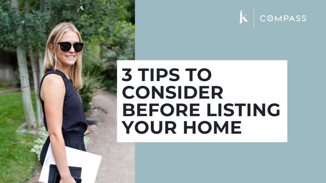 3 (Easy and Effective) Tips to Consider Before Listing Your Home! - YouTube
