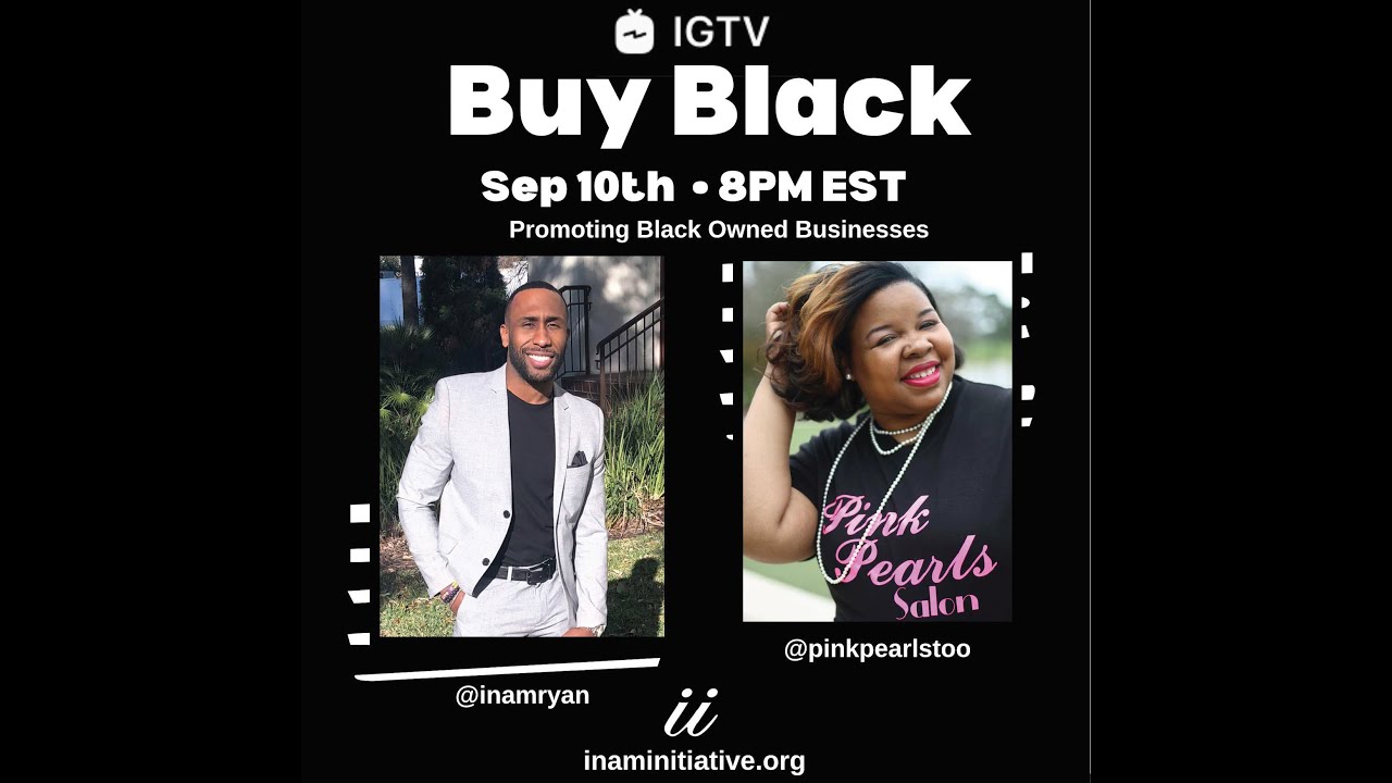 IT'S NOT ABOUT ME INITIATIVE (INAM) Buy Black with Pink Pearls Too ...