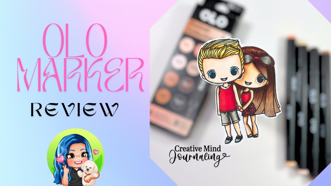 OLO Markers Review Ft. Stamp Anniething Stamp - YouTube