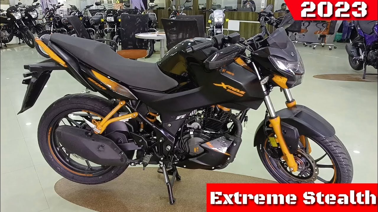 2023 Extreme Stealth 160 R Launch | Price | Specs | Hero Xtreme 160 ...