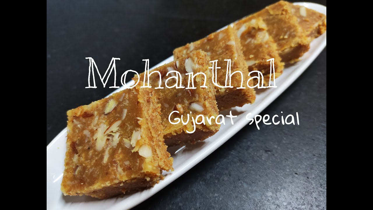 Mohanthal | Gujarati cuisine | Krishna's favourite| Diwali Sweets - YouTube