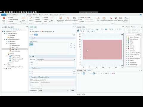 How to draw array of any single structure using COSMSOL - YouTube