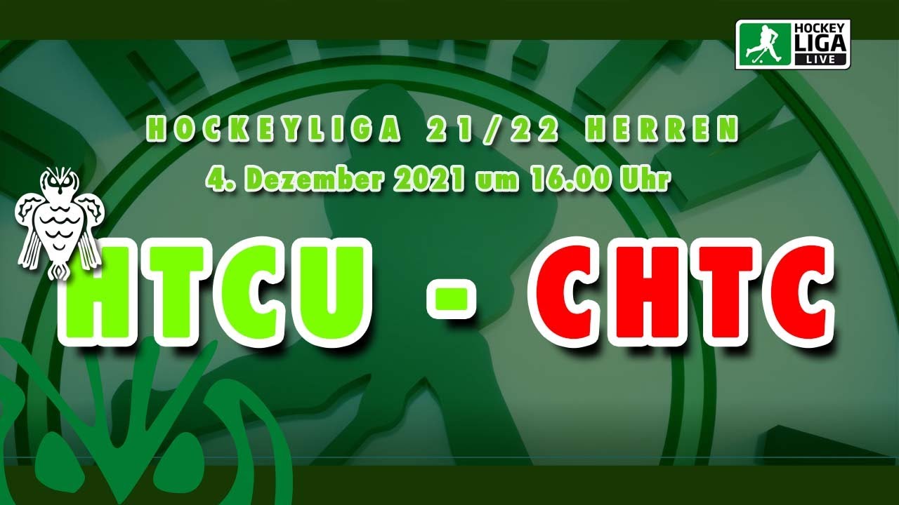 UHLEN.TV - HTCU vs. CHTC - 1. Herren Hockey Bundesliga - 4.12.2021 - 16 ...