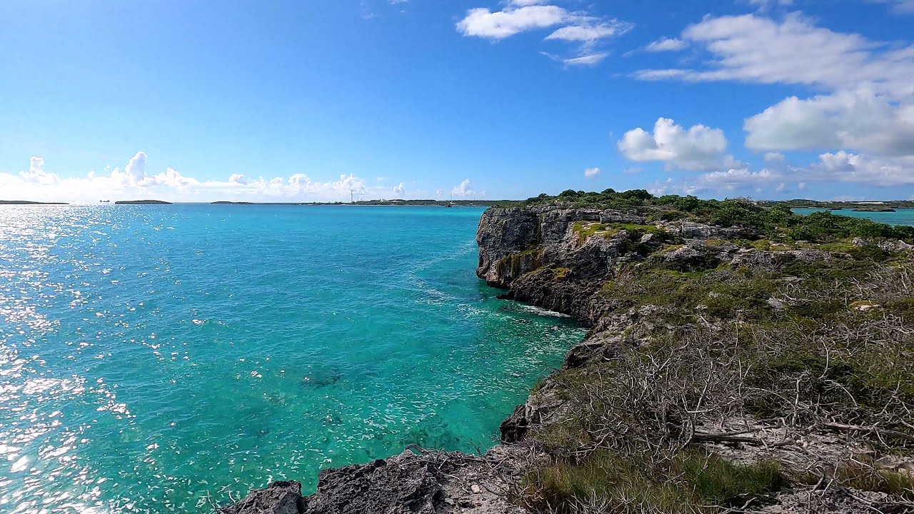 Walking Around Middle Cay, the closest of the Five Cays, near ...