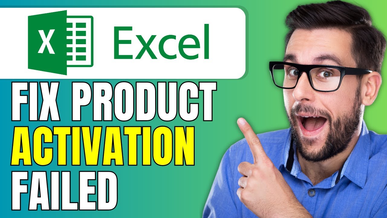 🚀 Fix Product Activation Failed in Microsoft Excel | How To Fix excel ...