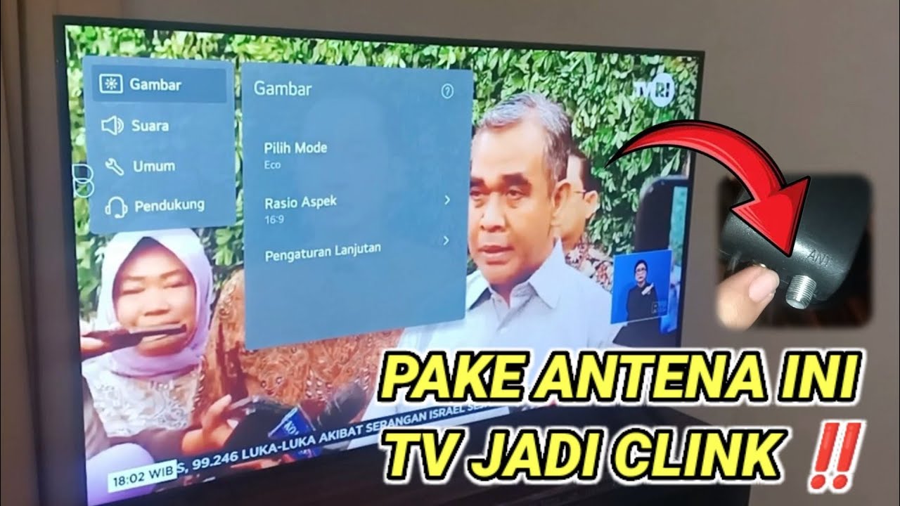 CARA PASANG ANTENA DIGITAL & PROGRAM TV DIGITAL TERBARU ‼️ SMART TV LG ...