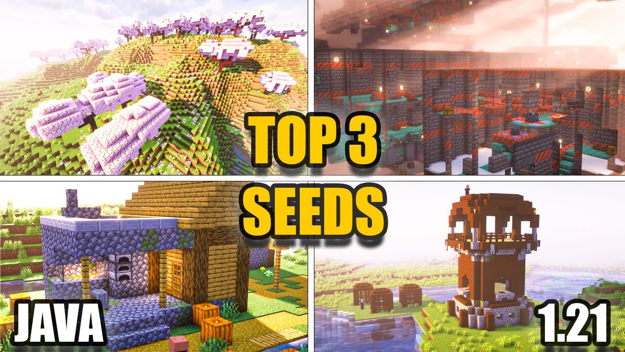 TOP 3 Best (GOD SEED) For JAVA | Minecraft 3 best Survival Seed For ...