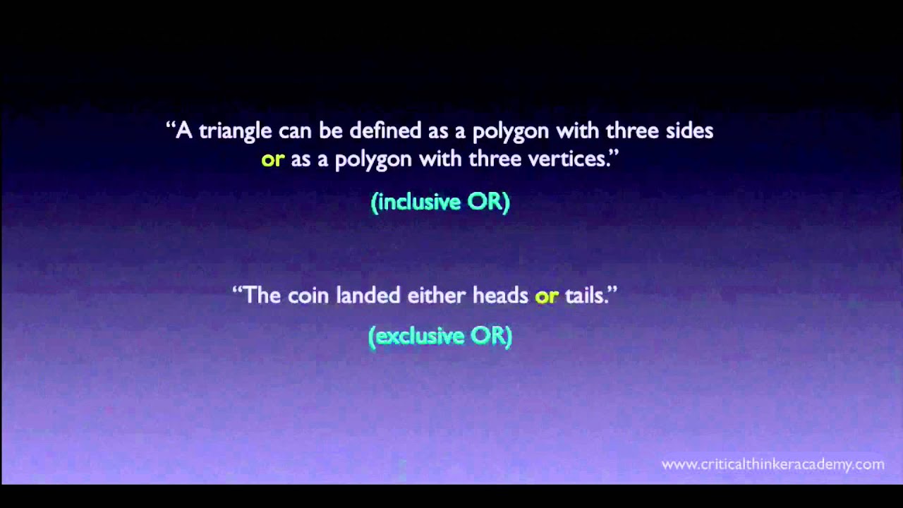 Propositional Logic: Disjunctions - YouTube