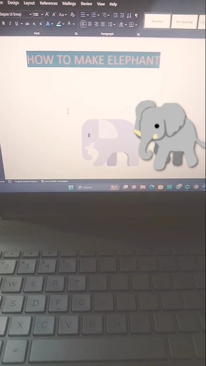 Unveiling the Hidden Trick to Creating an Elephant Symbol in MS Word # ...