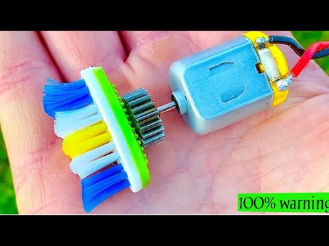 How To Make Dc Motor Brush || Dc Motor New Project || Dc Motor Brush ...