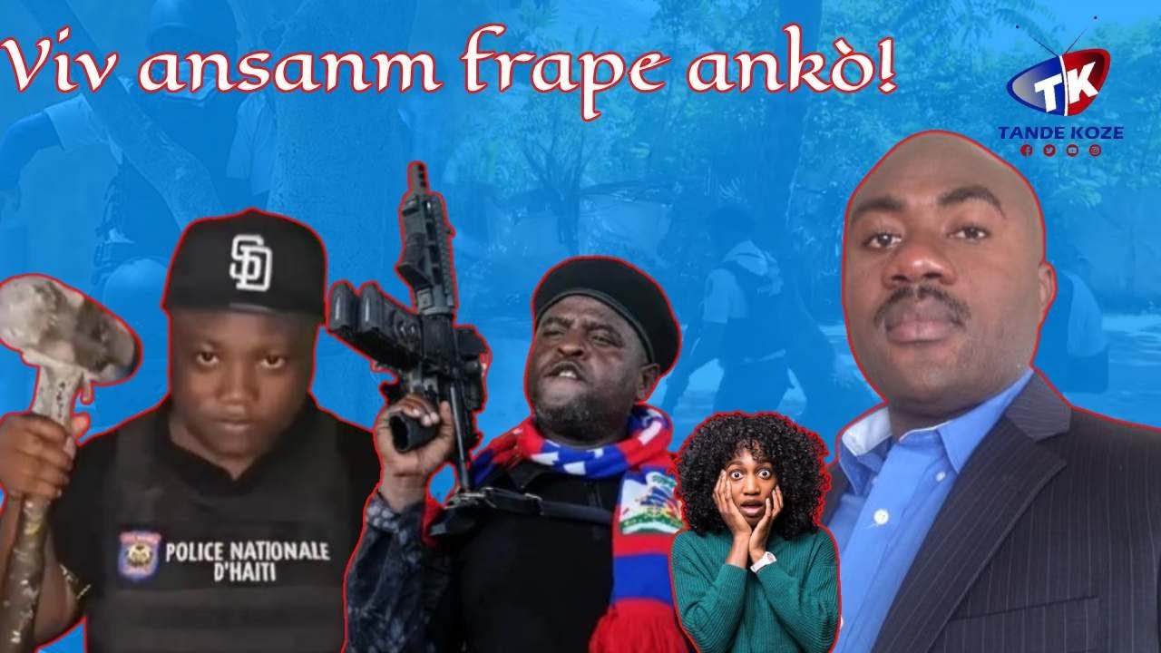 Sa tris wi! Tande kòman band! vide b4l sou 3 moun pandan y'ap netwaye ...