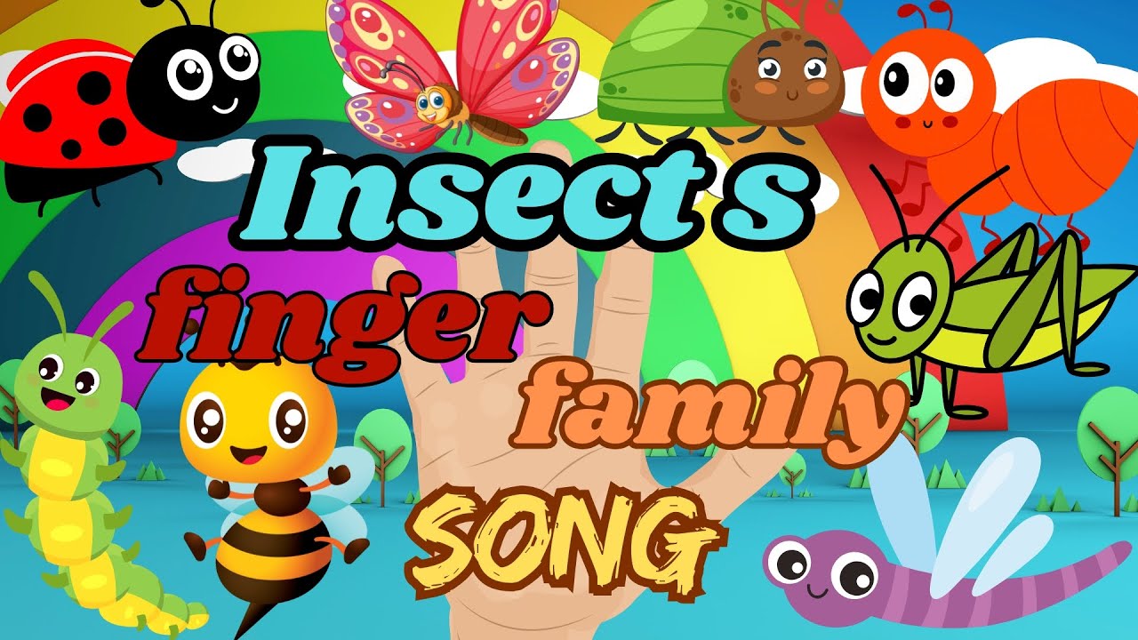 Insects Finger Family Song: A Fun Way to Learn About Bugs - YouTube