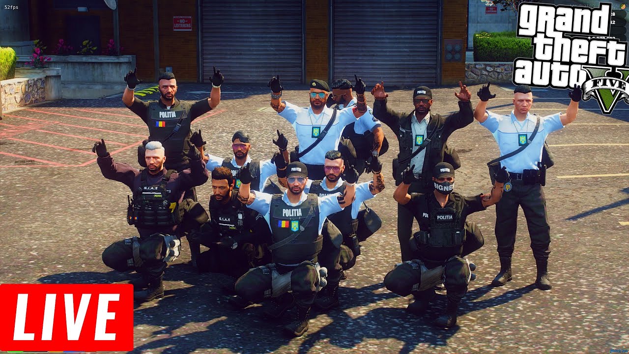 POLITIA IN ACTIUNE! • FIVEM LIVE - YouTube