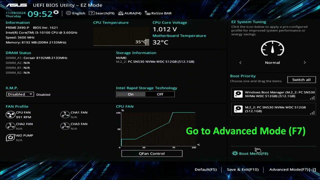 How to Enable Secure Boot | Bios Asus Prime - YouTube