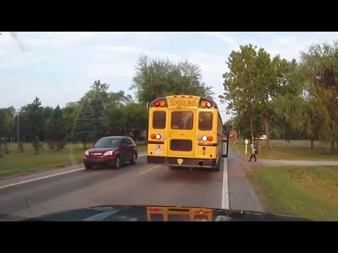 Police are cracking down on drivers ignoring school bus stop lights in Huron Township
