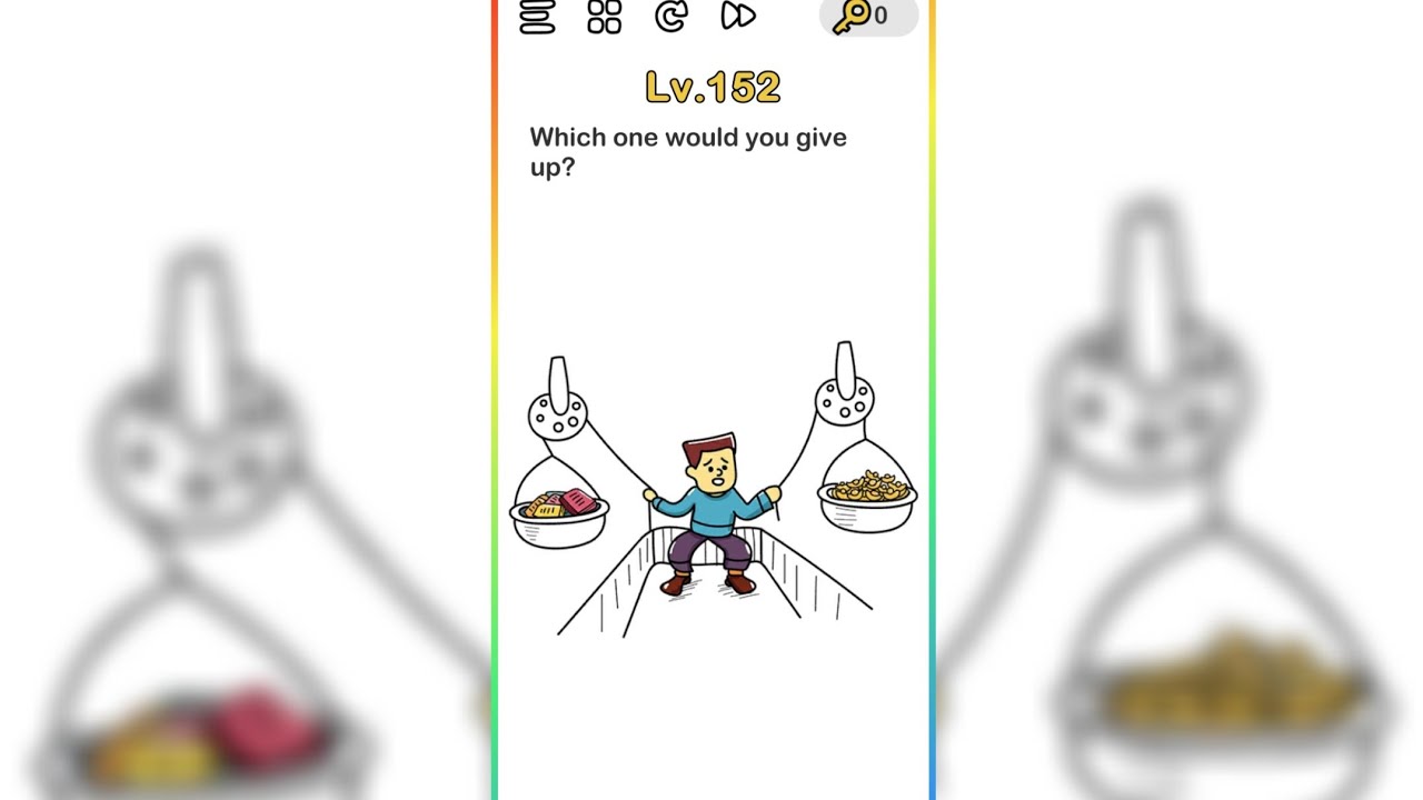 Brain Out level 152 - Which one would you give up? - YouTube