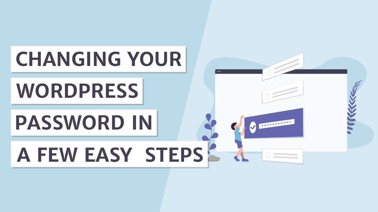 How to Change Your Password in WordPress - YouTube