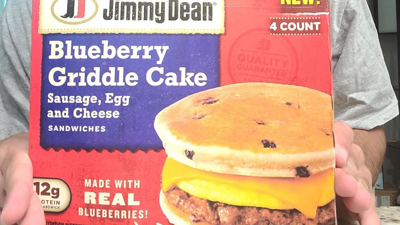New! Jimmy Dean Blueberry Griddle Cakes - YouTube