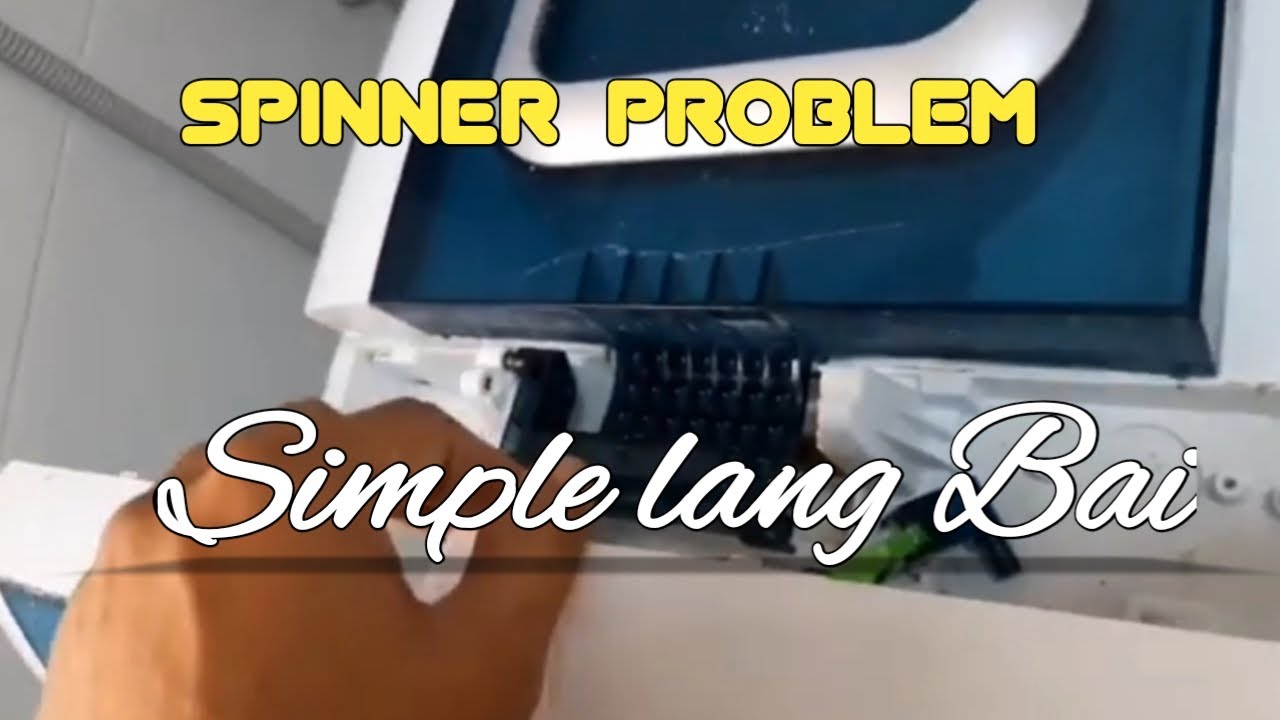 Spinner Problem on Midea and Sharp Washing Machine, Easy DIY Solution ...