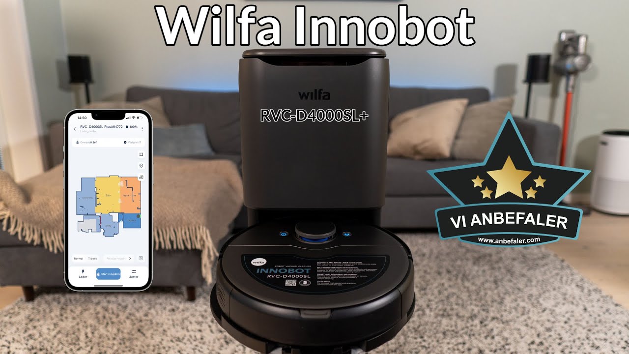 Test av Wilfa Innobot RVC-D4000SL+ robotstøvsuger | Mine vurderinger ...