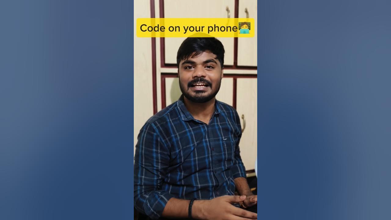 Write Code On Your Mobile Phone๐งโ๐ป Coding Python Java Clanguage