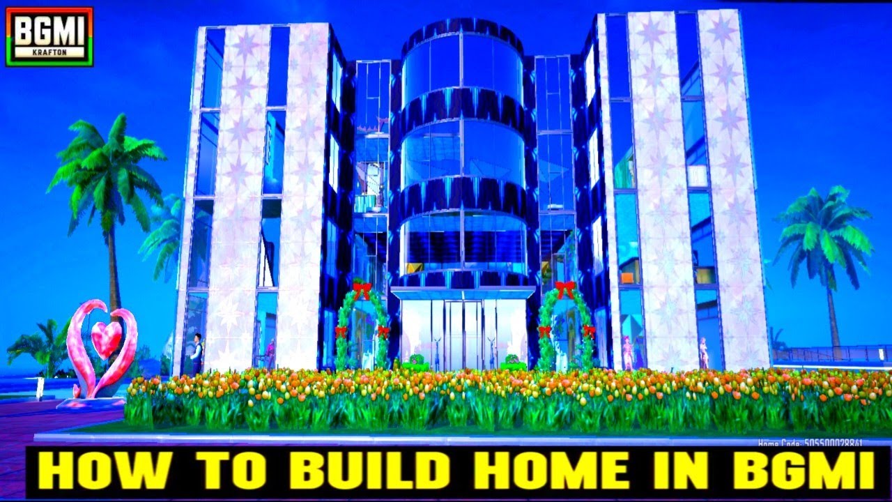 How To Build Home In BGMI #bgmi #homemade - YouTube
