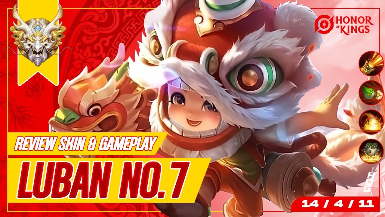 LUBAN NO.7 GRANDMASTER RANKED MATCH WITH HONOR PASS SKIN - LUBAN NO.7 ...