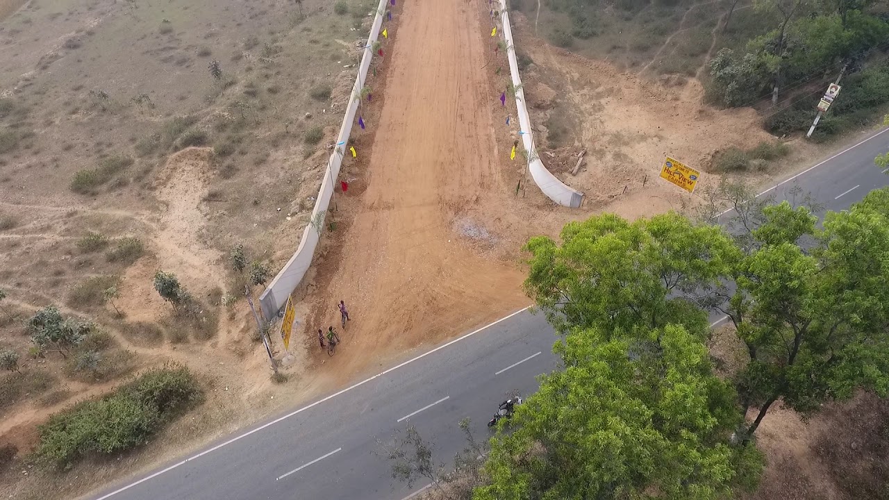 Perfect road side view of the hill view farms - YouTube