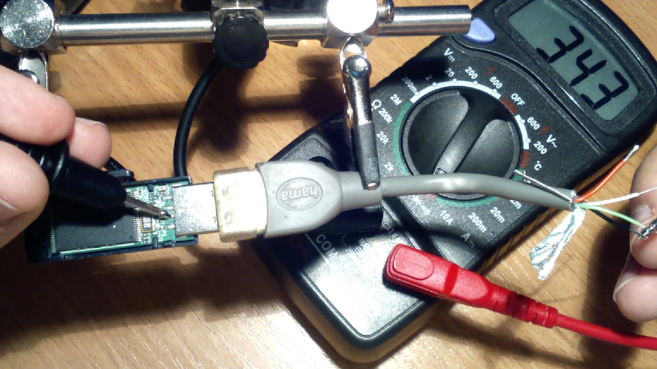 011 Broken Usb Cable Testing With Multimeter YouTube 011-broken-usb-cable-testing-with-multimeter-youtube