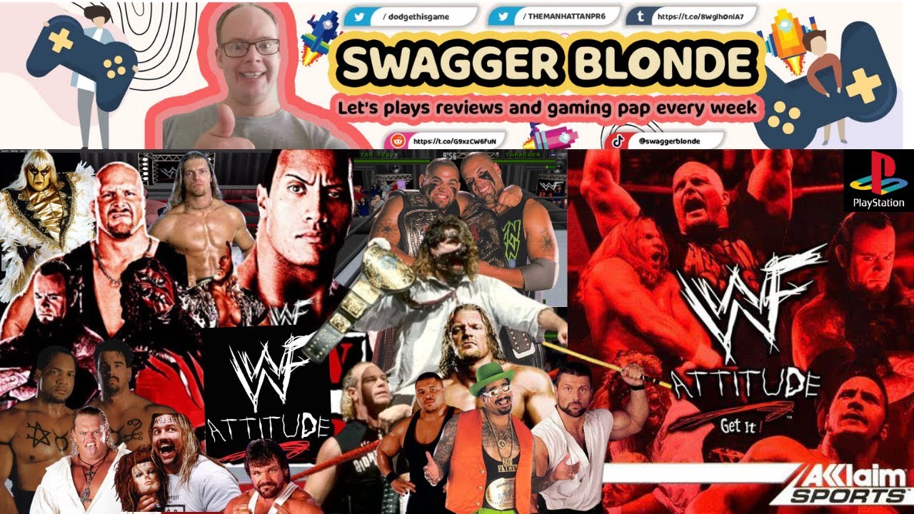 Swagger Blonde's Retro Pap WWF Attitude Playstation one Acclaim's last ...