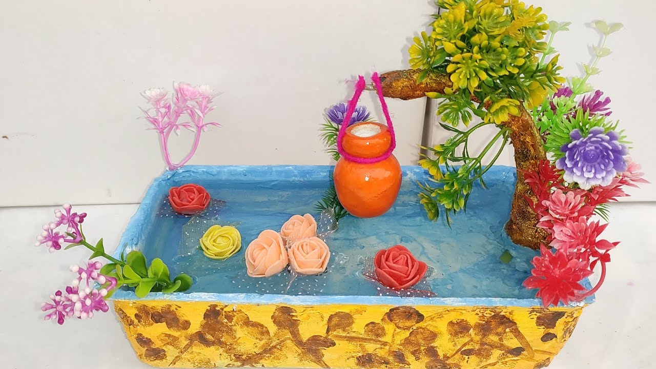Matki waterfall. Showpiece for home decoration.Gkcraft - YouTube