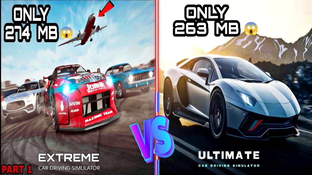 Extreme Car Driving Simulator vs Ultimate Car Driving Simulator Game ...