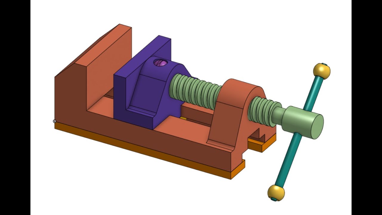 6403051621159 Bench Vice Homework (Onshape) - YouTube