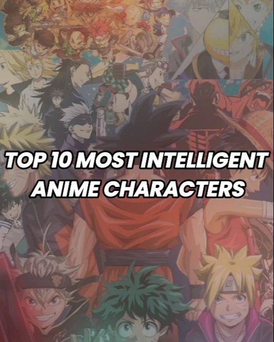 Top 10 most intelligent anime characters 💀 #anime - YouTube