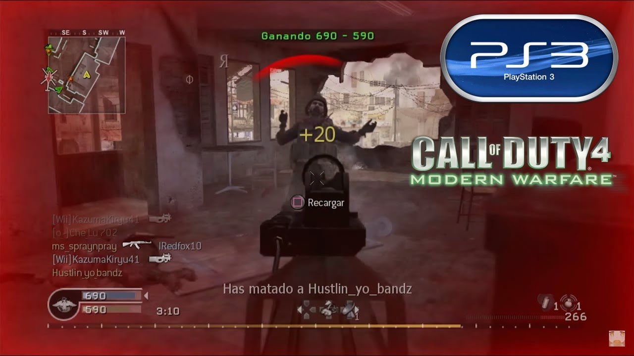 CoD4: Mw - PS3 #4 "Pvtaaaa Jasper ayudamee! 🤬🤬😭" - YouTube