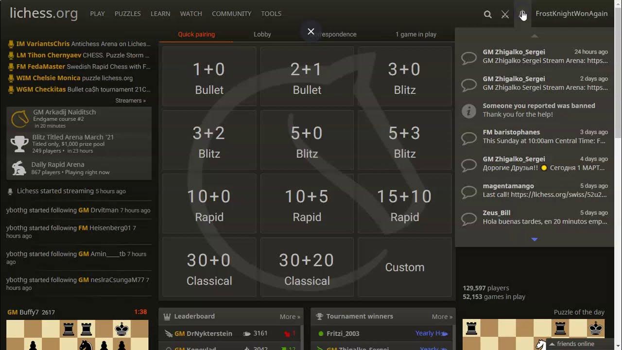 Lichess Tutorial/How To Use Lichess (UPDATED 2024) - YouTube