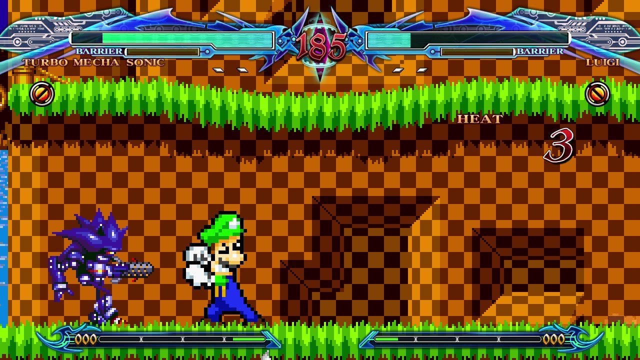 Mecha Sonic Vs Luigi - YouTube