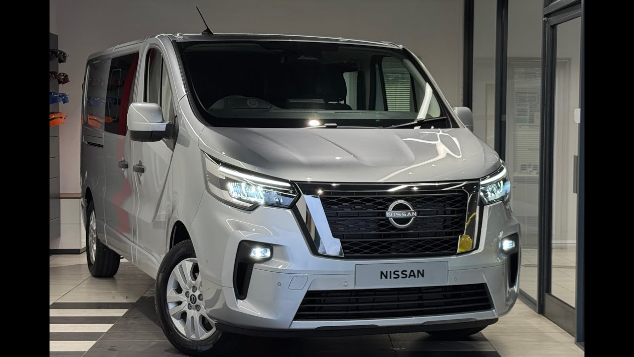 Nissan Primastar Tekna L2H1 dCi 170 Crew Van Stone Grey MY24 - YouTube