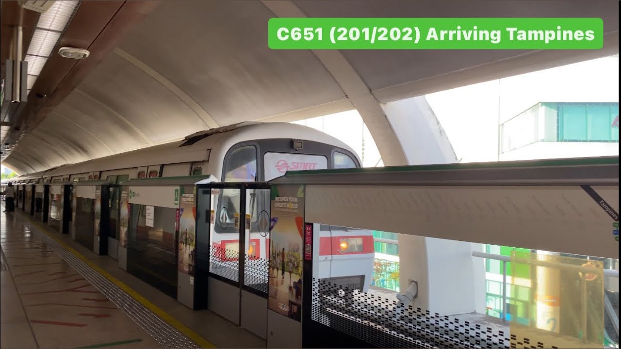 [29th Anniversary][SMRT] C651 (201/202) arriving Tampines - YouTube
