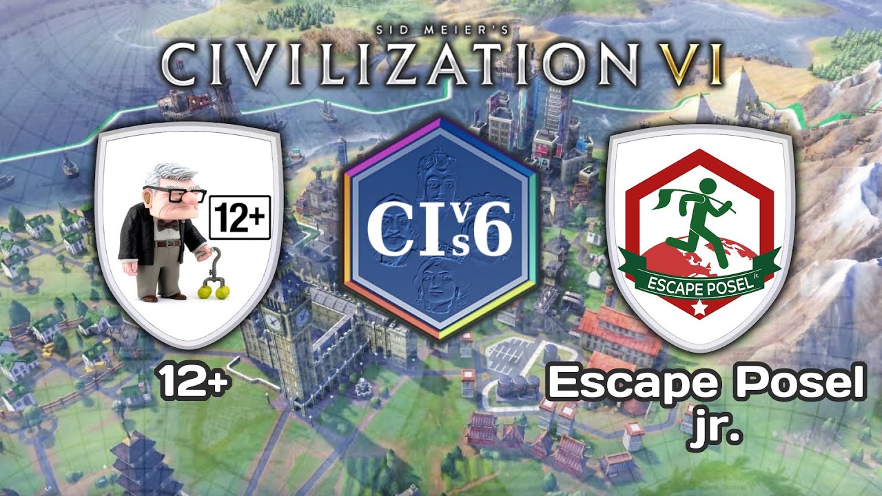 12+ vs Escape Posel jr. CWC Season 9 Qualifiers Civilization 6 - YouTube