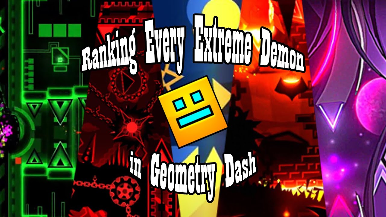 Ranking Every Extreme Demon In Geometry Dash - YouTube