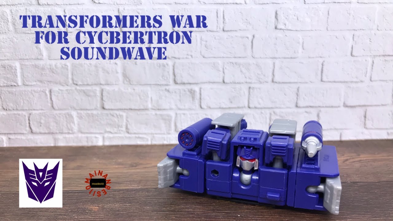 Transformers War For Cybertron Soundwave Core Class. Unboxing dan ...
