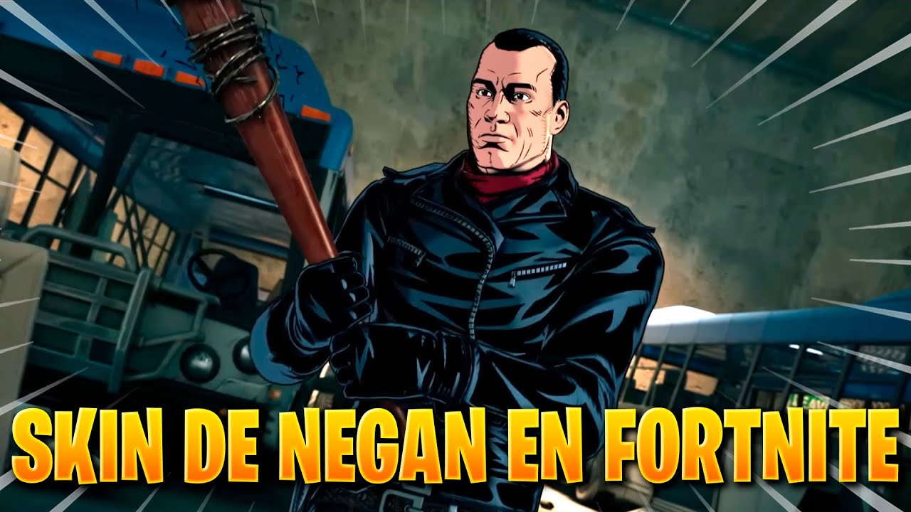 SKIN DE NEGAN THE WALKING DEAD LLEGA A FORTNITE - YouTube