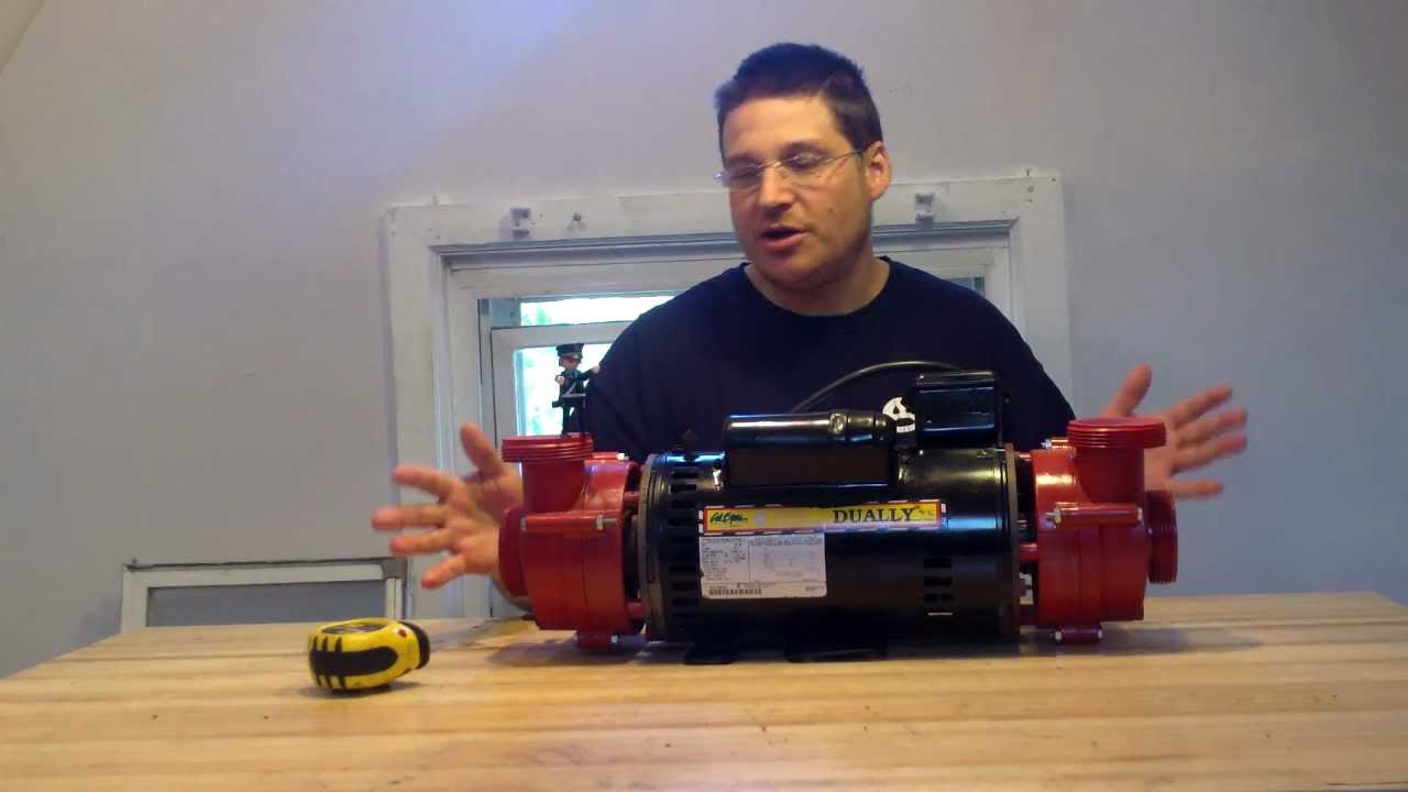Cal Spa Dually RED Spa Pump Repair - YouTube