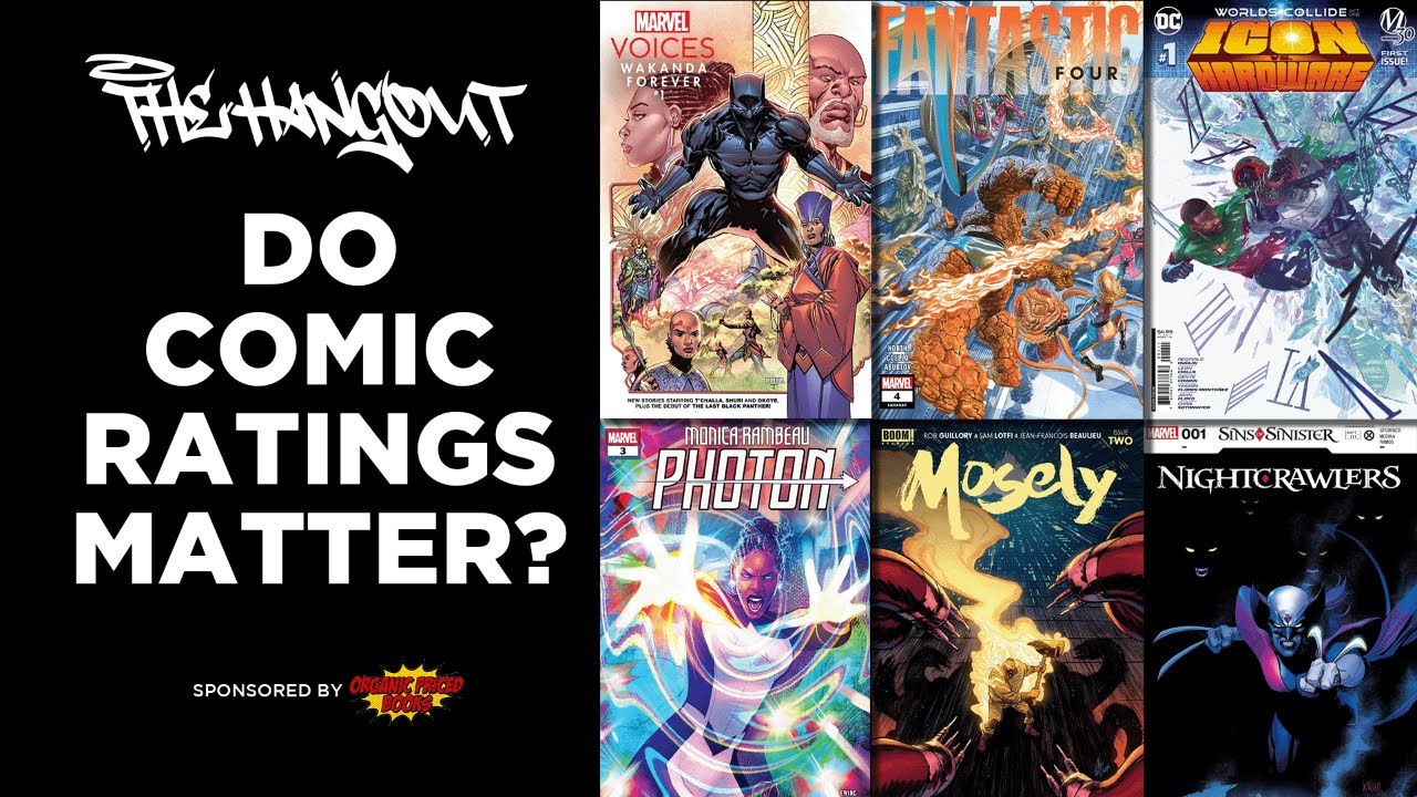 LIVE: DO COMIC RATINGS MATTER? + NCBD REVIEWS | Icon vs. Hardware, I Am ...