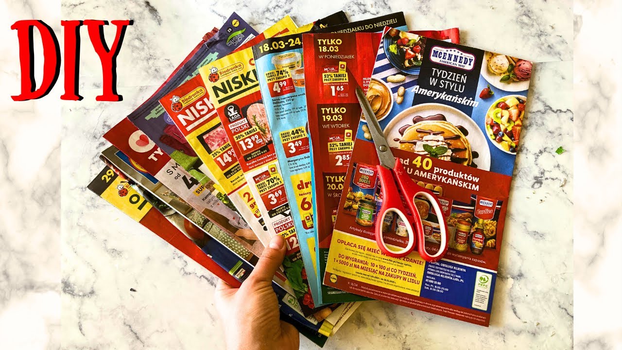 💥💥Don't throw Away OLD Magazines!!!! Recycling Magazine Craft - YouTube