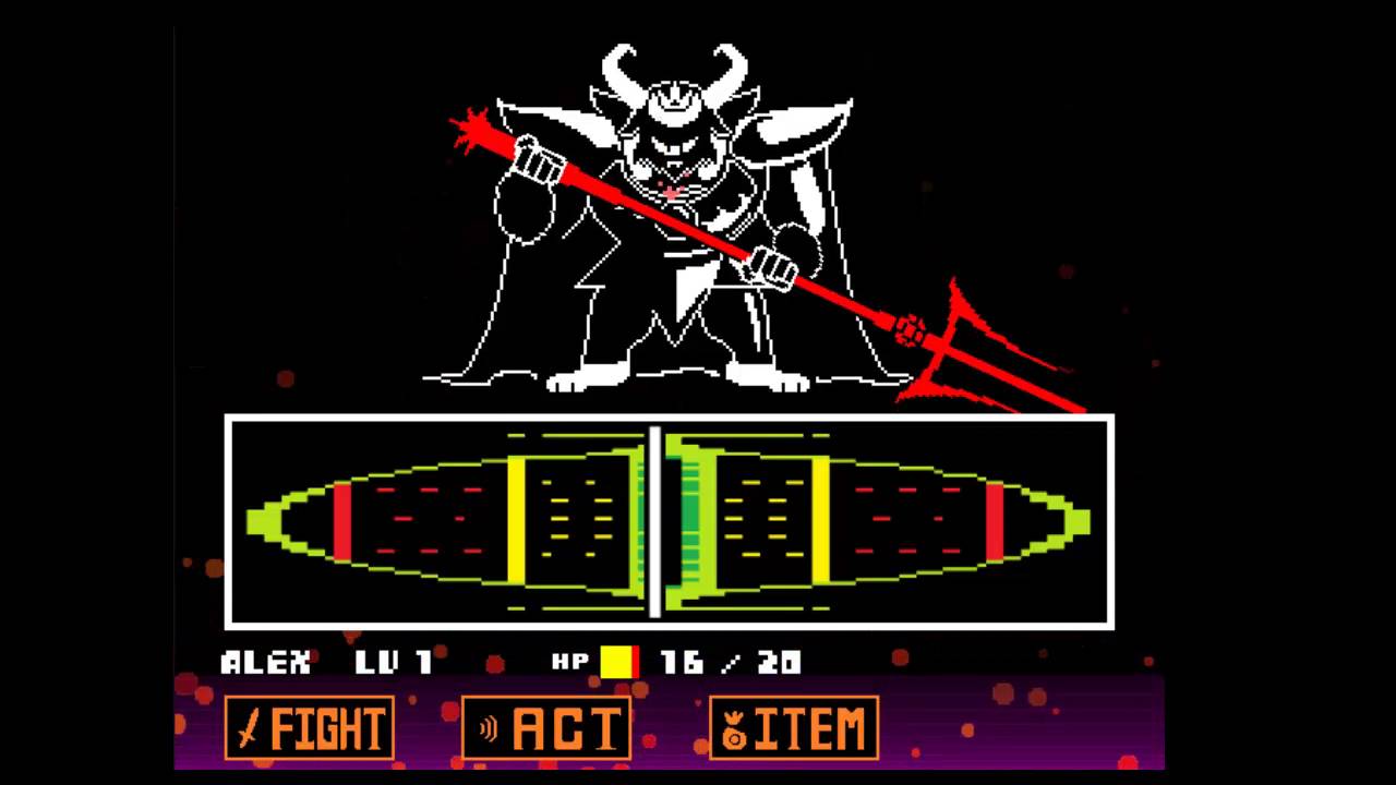 Undertale-Battle with Asgore/Death of Asgore (NEUTRAL) - YouTube