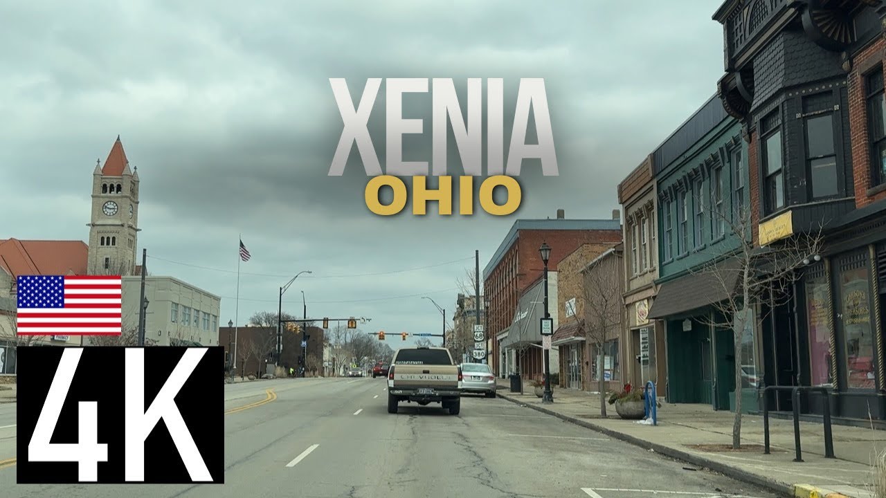 Road Tour of Xenia, Ohio in 4K - Driving in Downtown Xenia - YouTube