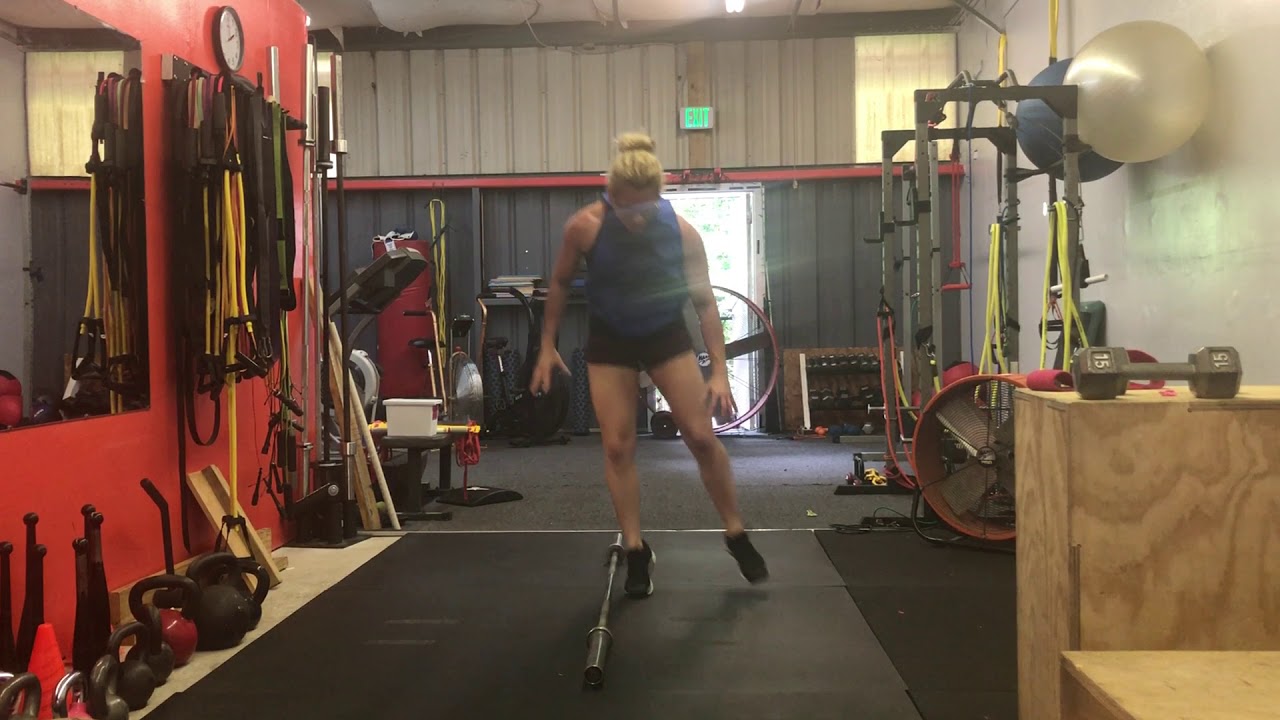 Lateral Burpee Over Bar - YouTube