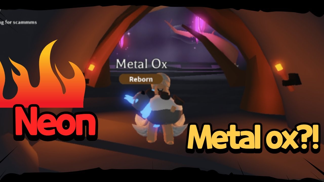 Making a neon Metal ox in Adopt me Roblox!!! - YouTube